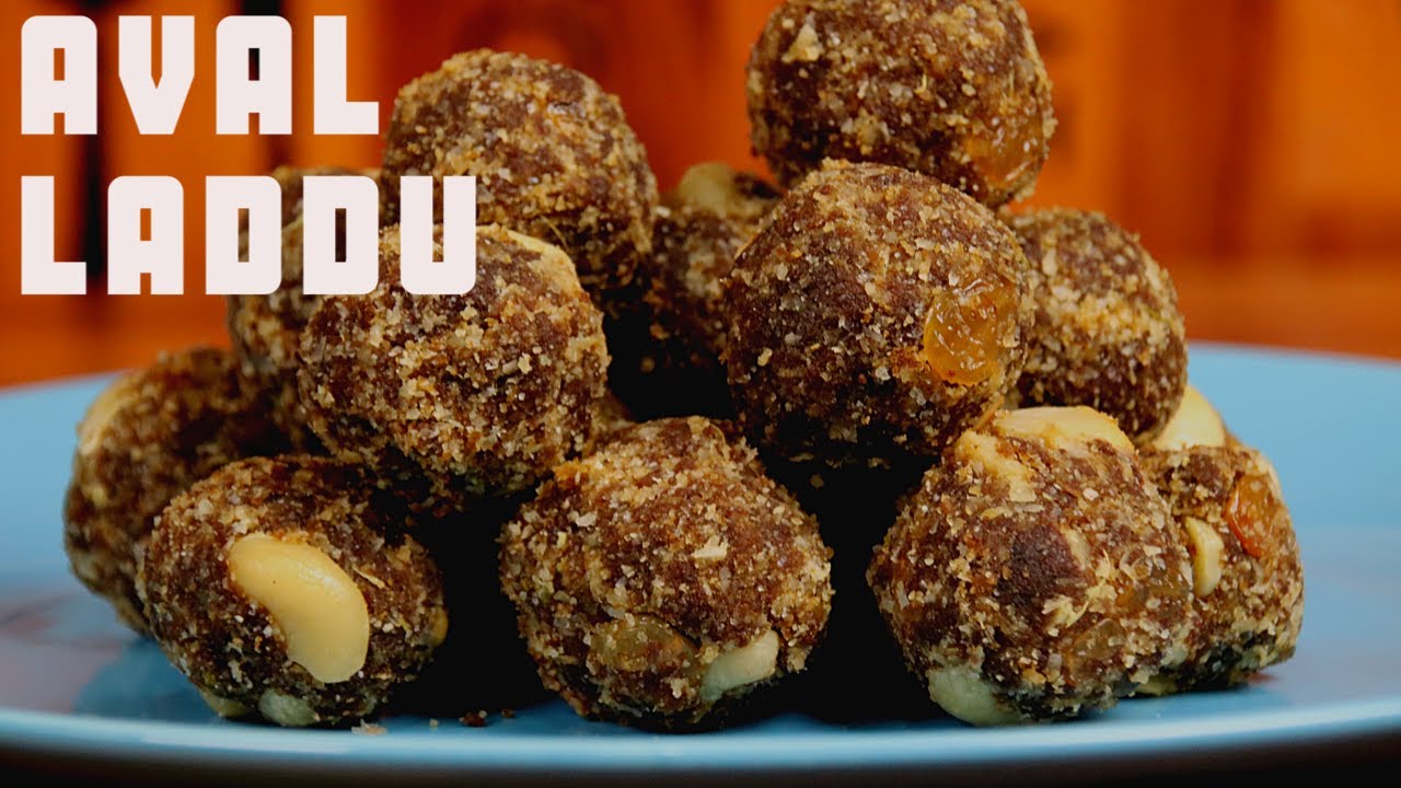 അവൽ ലഡ്ഡു // Aval Laddu - YouTube