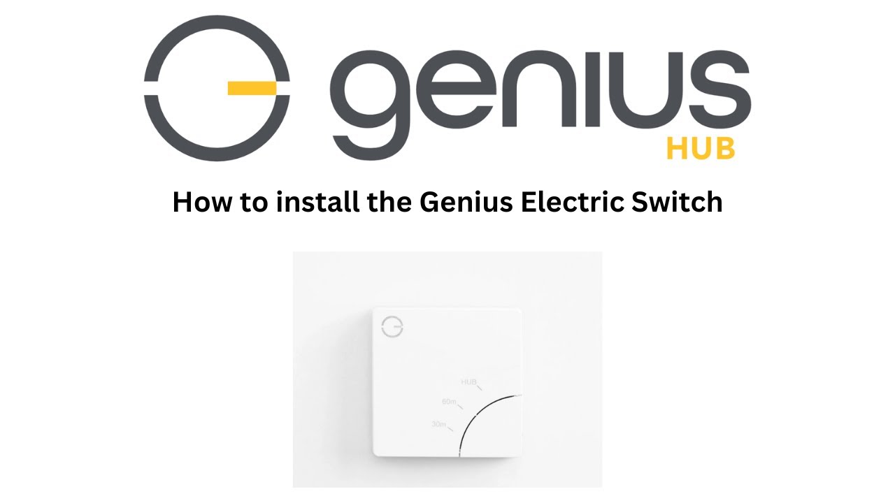 How to install the Genius Electric Switch - YouTube