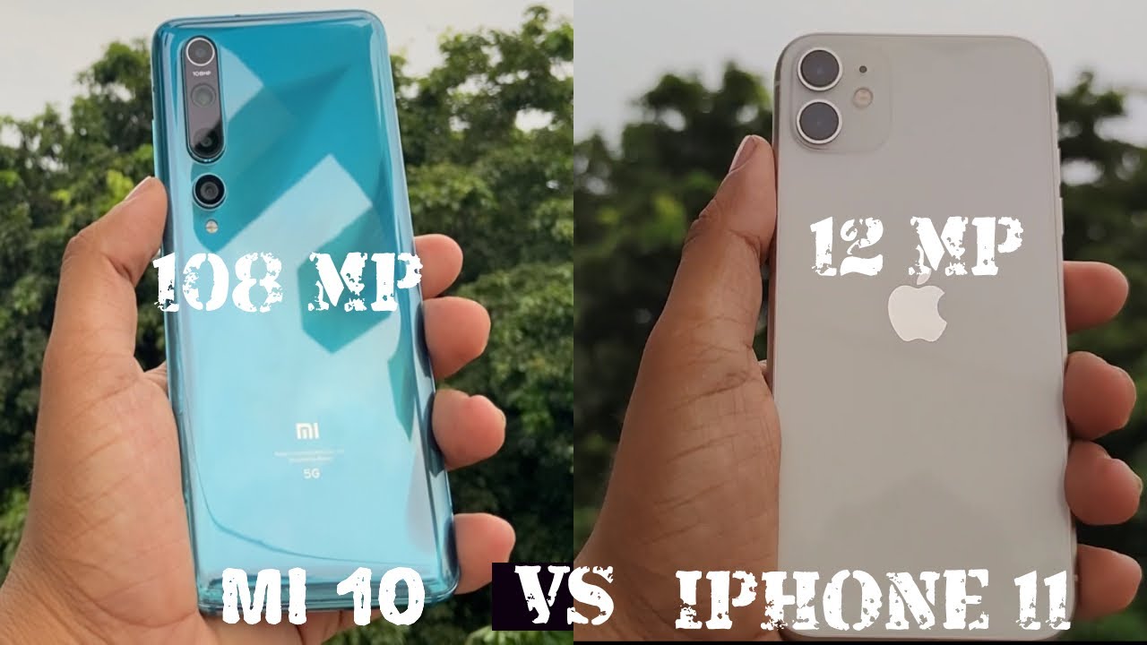 108MP vs 12MP - Mi 10 vs iPhone 11 Camera Samples - YouTube