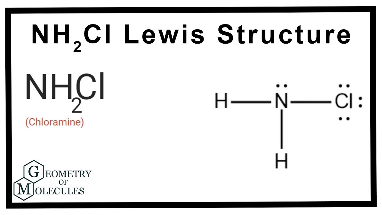NH2CL: Chemical Structure of Chloramine - YouTube