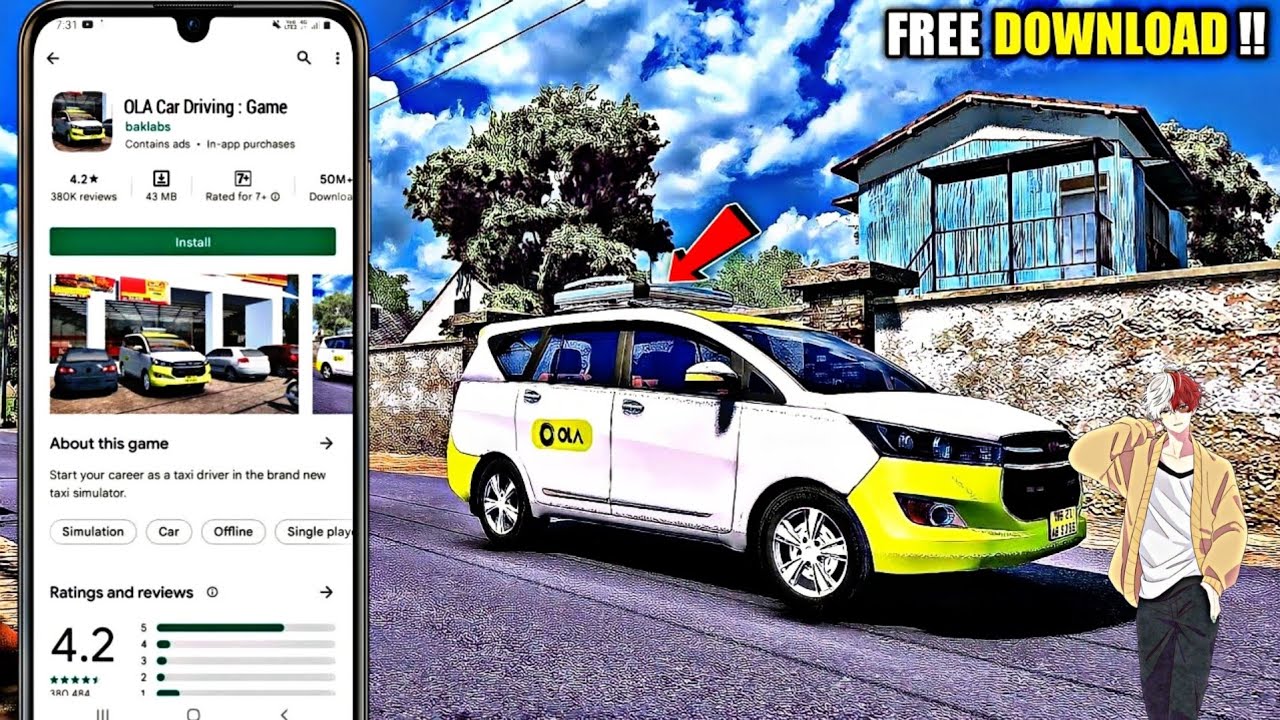 How to Download Indian OLA Cab Driving Game On Android | India OLA Cab ...