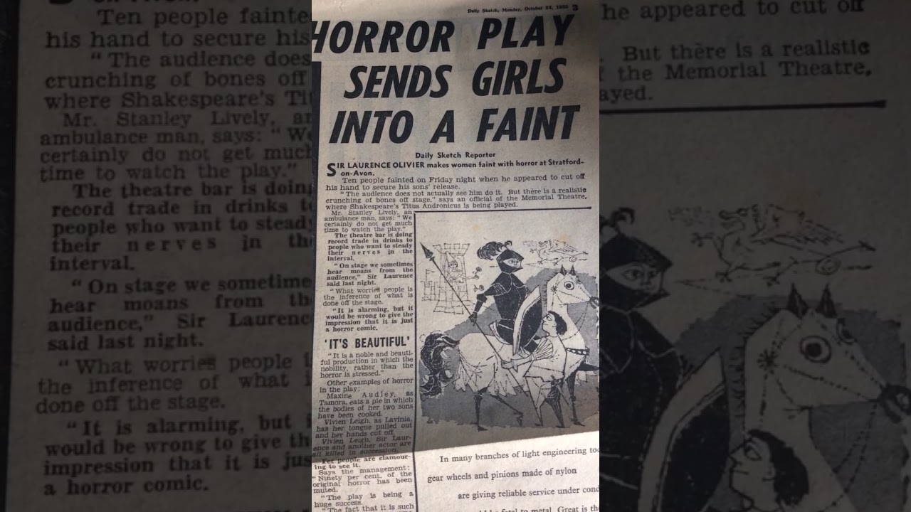 the cutting edge official film archive vivien leigh as Lavinia 1955 ...