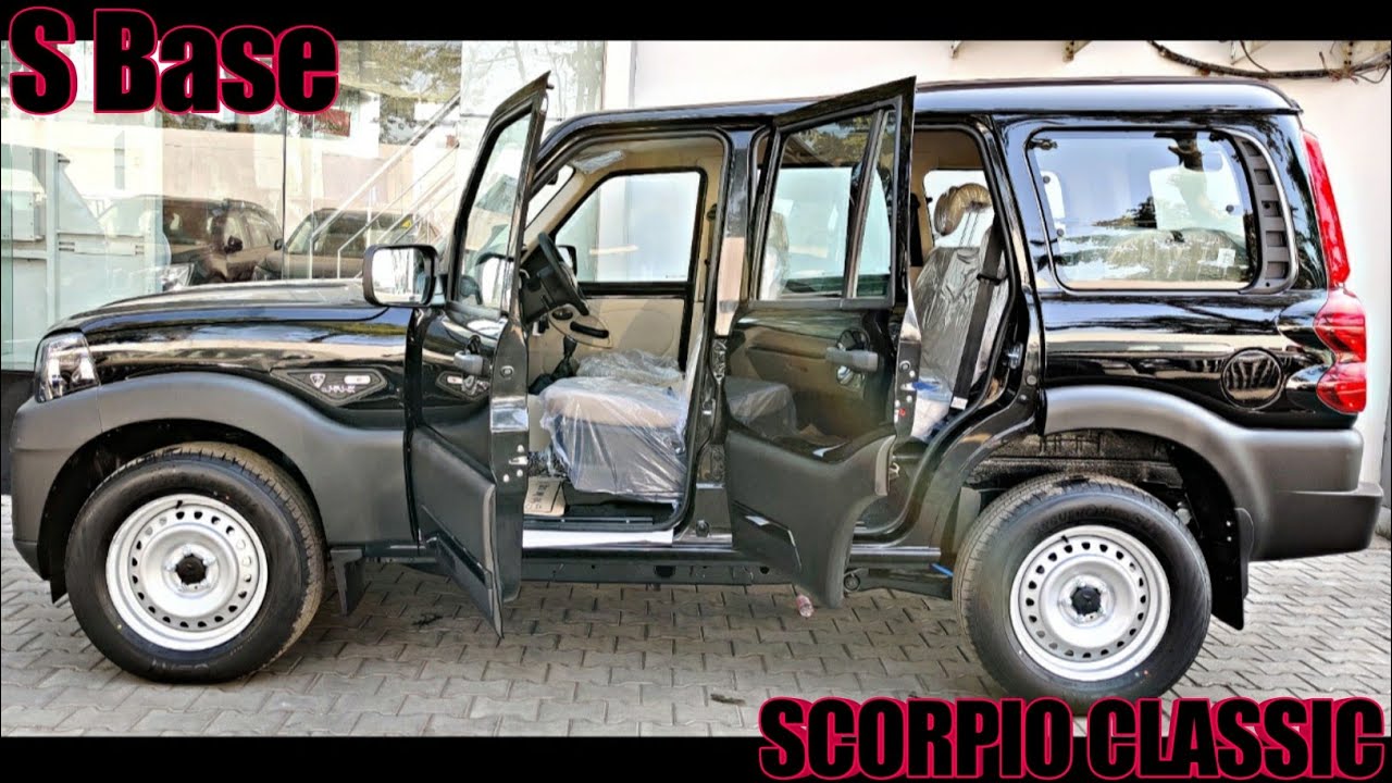 छोटा बदमाश Scorpio Classic S Base Black|New Scorpio Classic Black Base ...