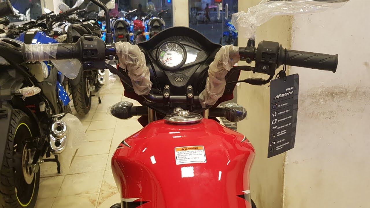 New Suzuki 110 [ Hayate ] Suzuki Hayate110cc Review & Details 2019 ...