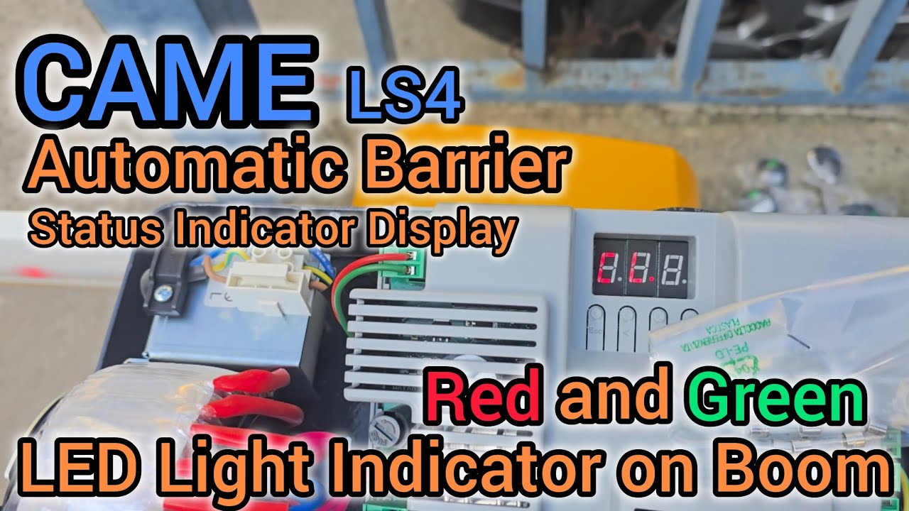 Inside The Barrier CAME LS4: Premium Electronics & Smooth Operation ...
