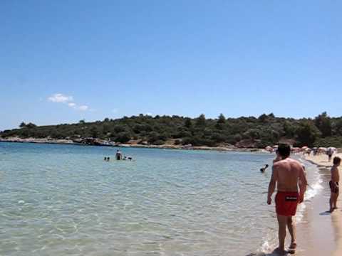 Greece Halkidiki Paliouri - Chrousou (Koursaros) Beach - YouTube