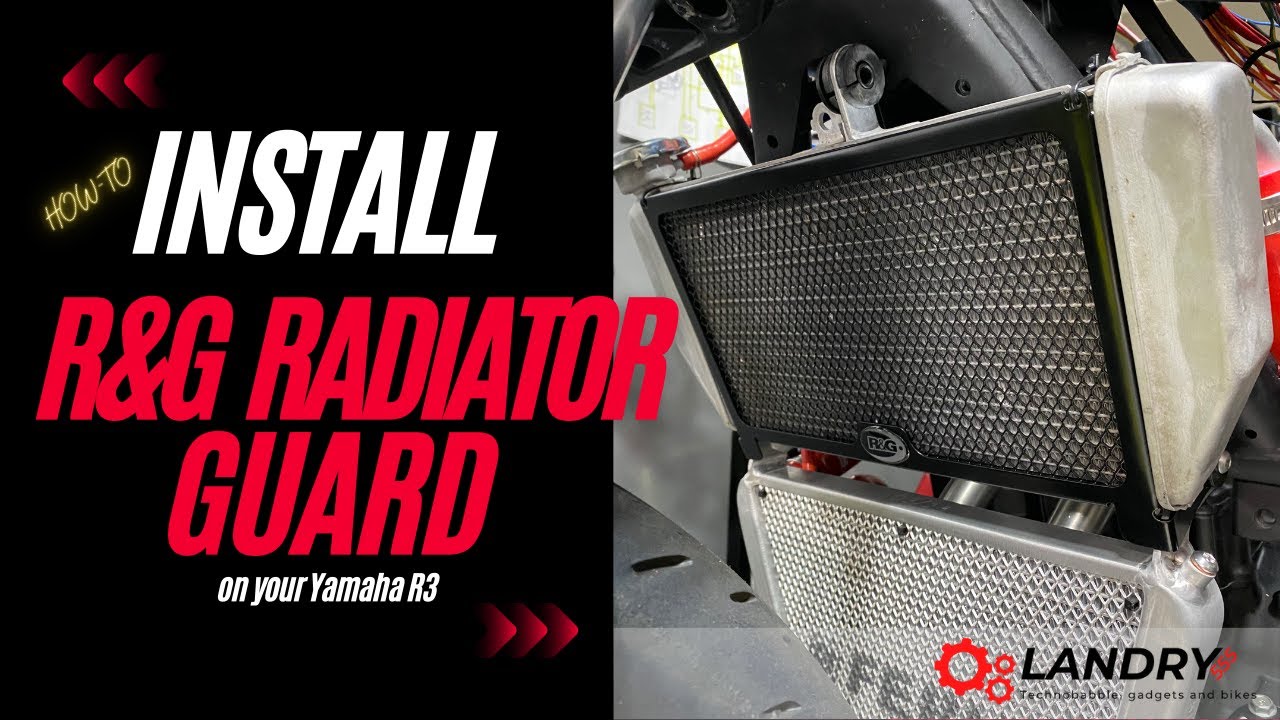 HOW-TO: Install an R&G Radiator Guard on your R3 - YouTube