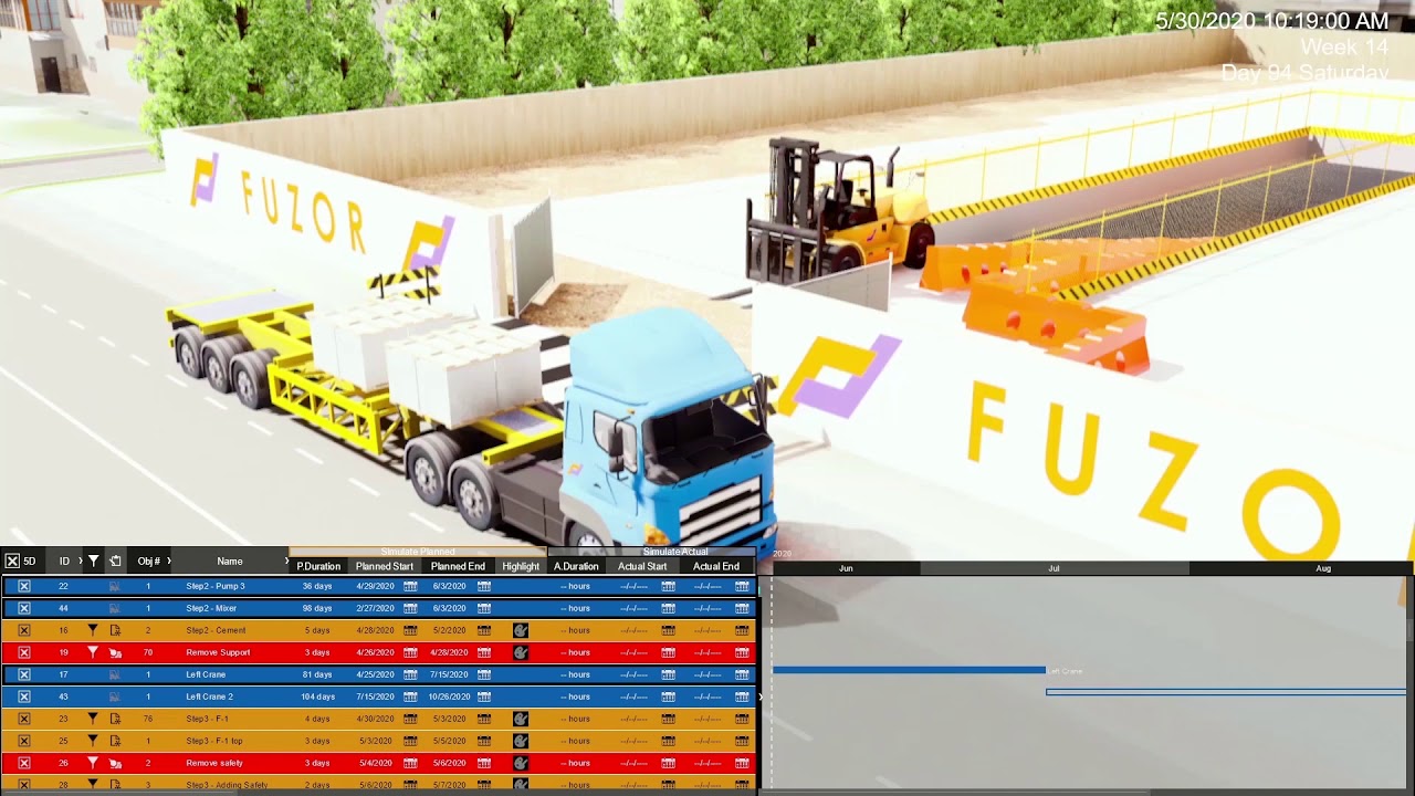 Construction and Site Logistic Animation - YouTube