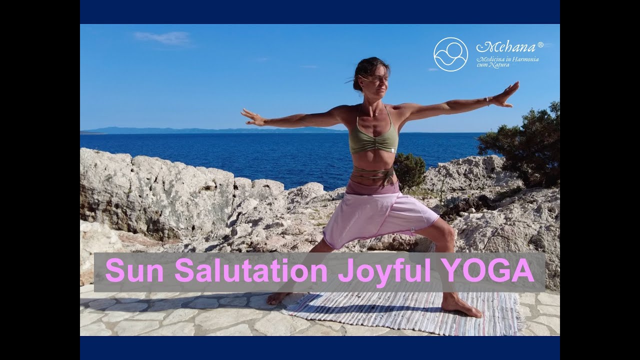 Sun Salutation Summer Solstice JOYFUL Yoga Exercise - YouTube