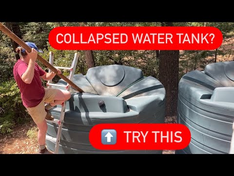 How To Fix a Collapsed Water Tank