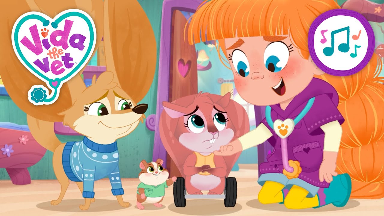 Fergie’s Sad Day | Vida the Vet Music Video | Cartoons for Kids - YouTube