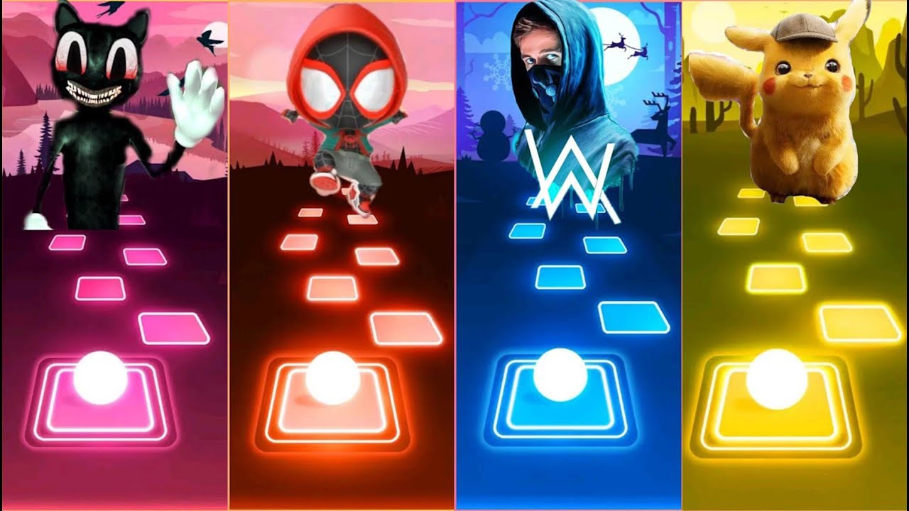 Cartoon Cat - Spiderman - Faded - Pikachu | TilesHop - YouTube