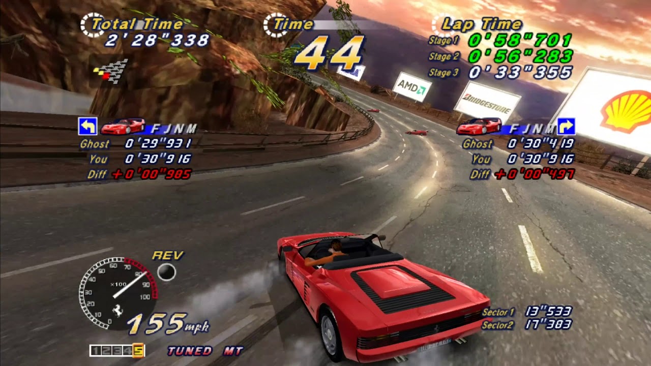 Outrun 2 SPDX - Time Attack Route E/Testarossa (Teknoparrot) - YouTube