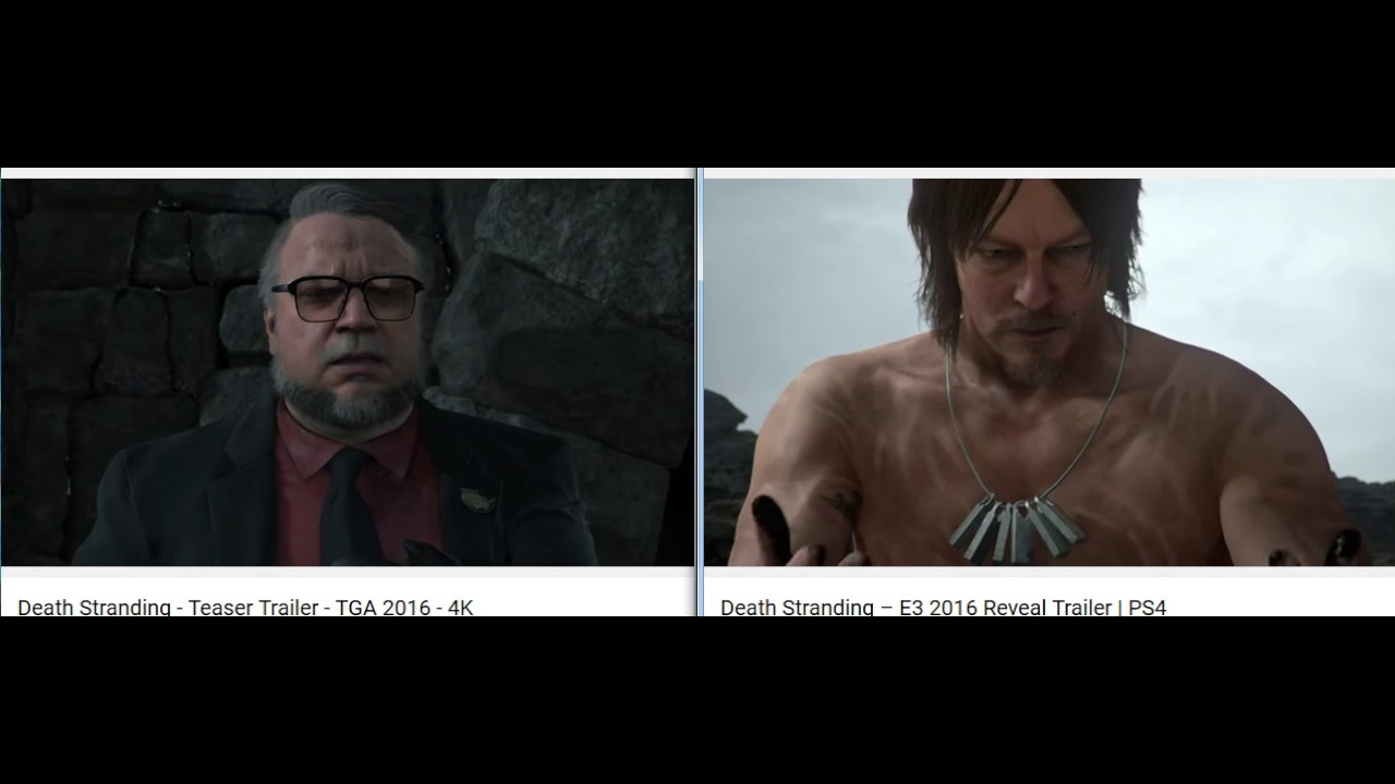 Death Stranding Trailer Baby Scene Synced Synchronized teleport swap ...