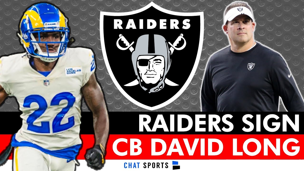 Las Vegas Raiders Are Signing CB David Long In 2023 NFL Free Agency ...