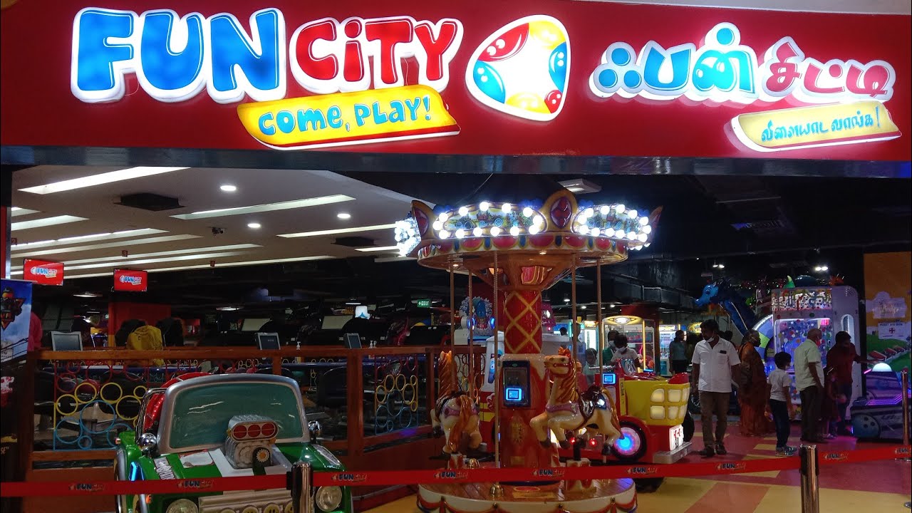 FUN CITY. Coimbatore Brookfield Mall - YouTube