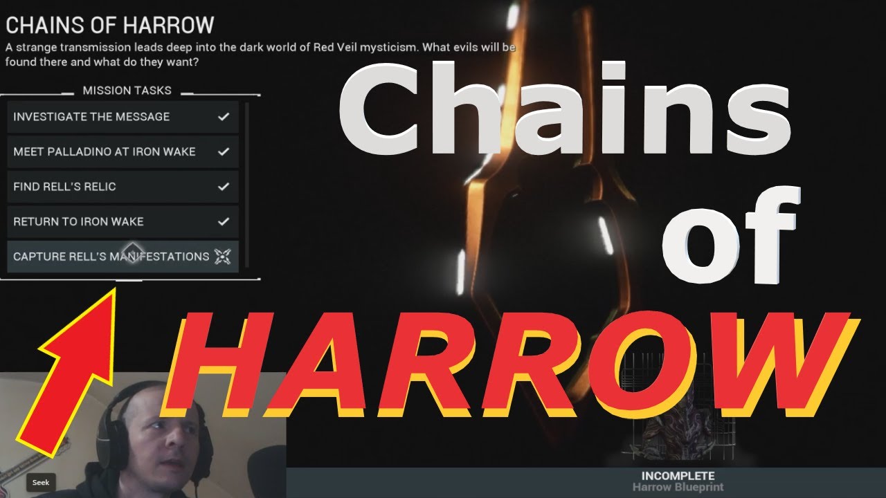 Capture Rell's Manifestation Warframe 2024 Chains of Harrow - YouTube