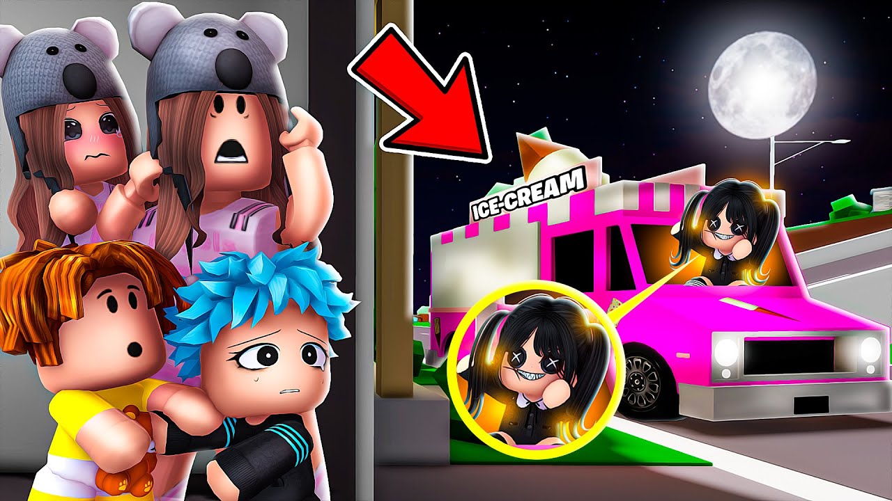 This CREEPY ICE-CREAM VAN was FOLLOWING Us at 3AM..(Brookhaven) - YouTube