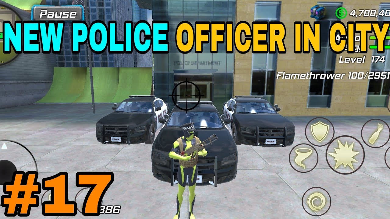 JOIN POLICE FORCE || BECOME A POLICE OFFICER | ROPE FROG NINJA HERO ...