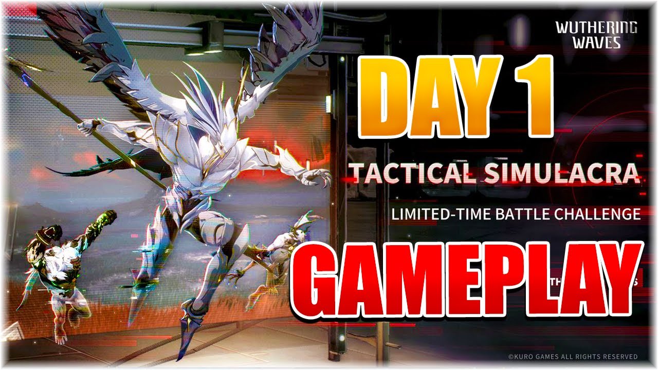 Tactical Simulacra Day 1 Gameplay And Testing | Wuthering Waves Time ...