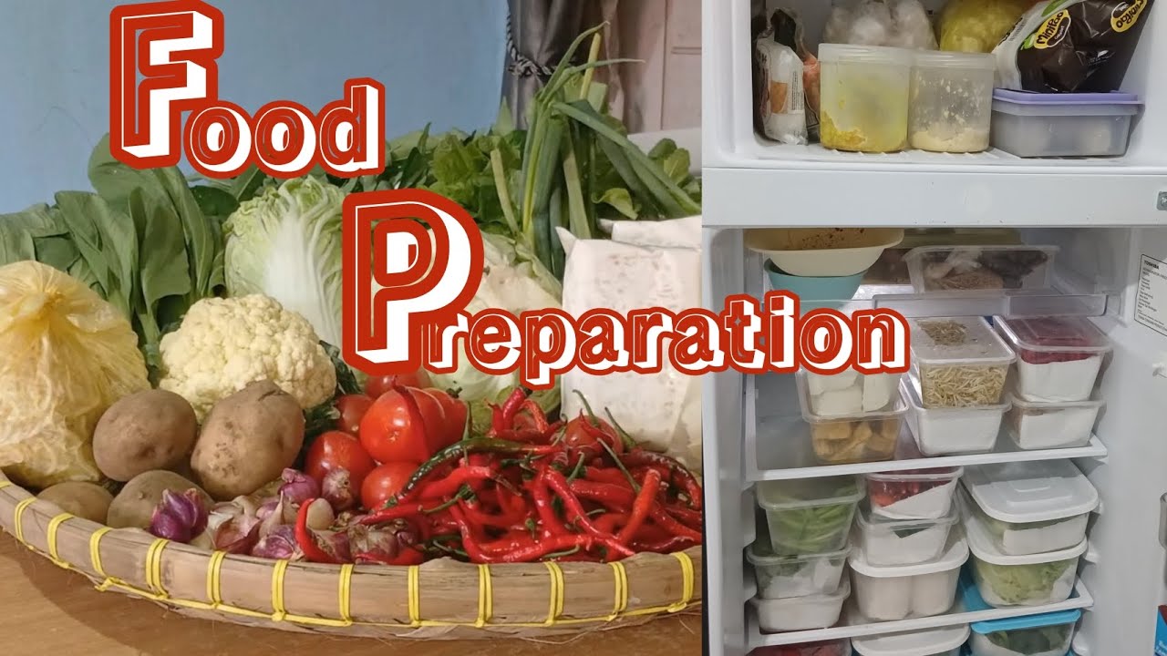 Food Preparation | cara simpan bahan makanan awet - YouTube