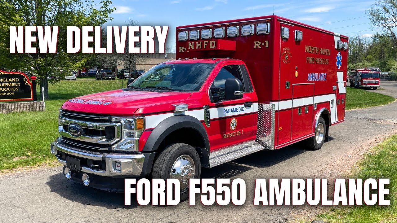 NEW DELIVERY!! Ford F550 Ambulance - YouTube