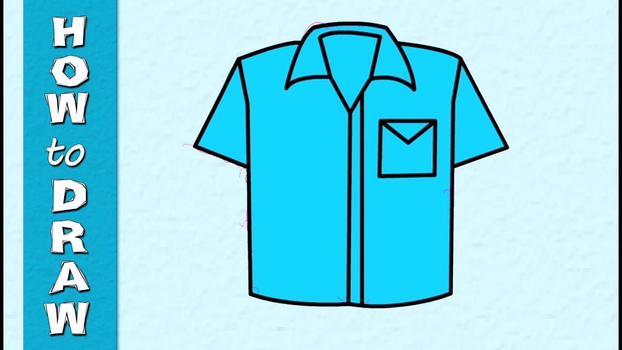 Kids Drawings Education | How to draw a Shirt | Drowing for Kids - YouTube