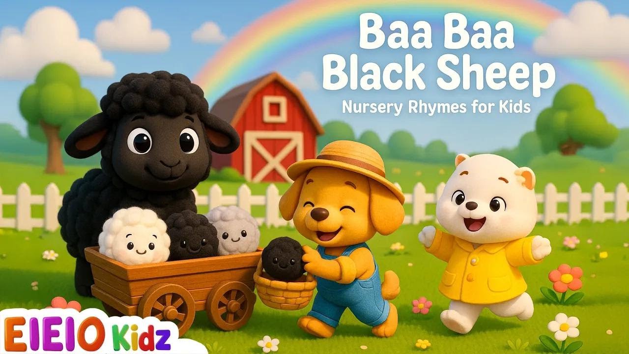 Nursery Rhymes for Kids 🐑🎵 | Baa Baa Black Sheep | Kindergarten ...