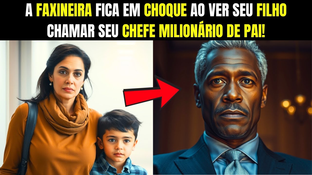 A faxineira fica em choque ao ver seu filho chamar seu chefe milionário ...