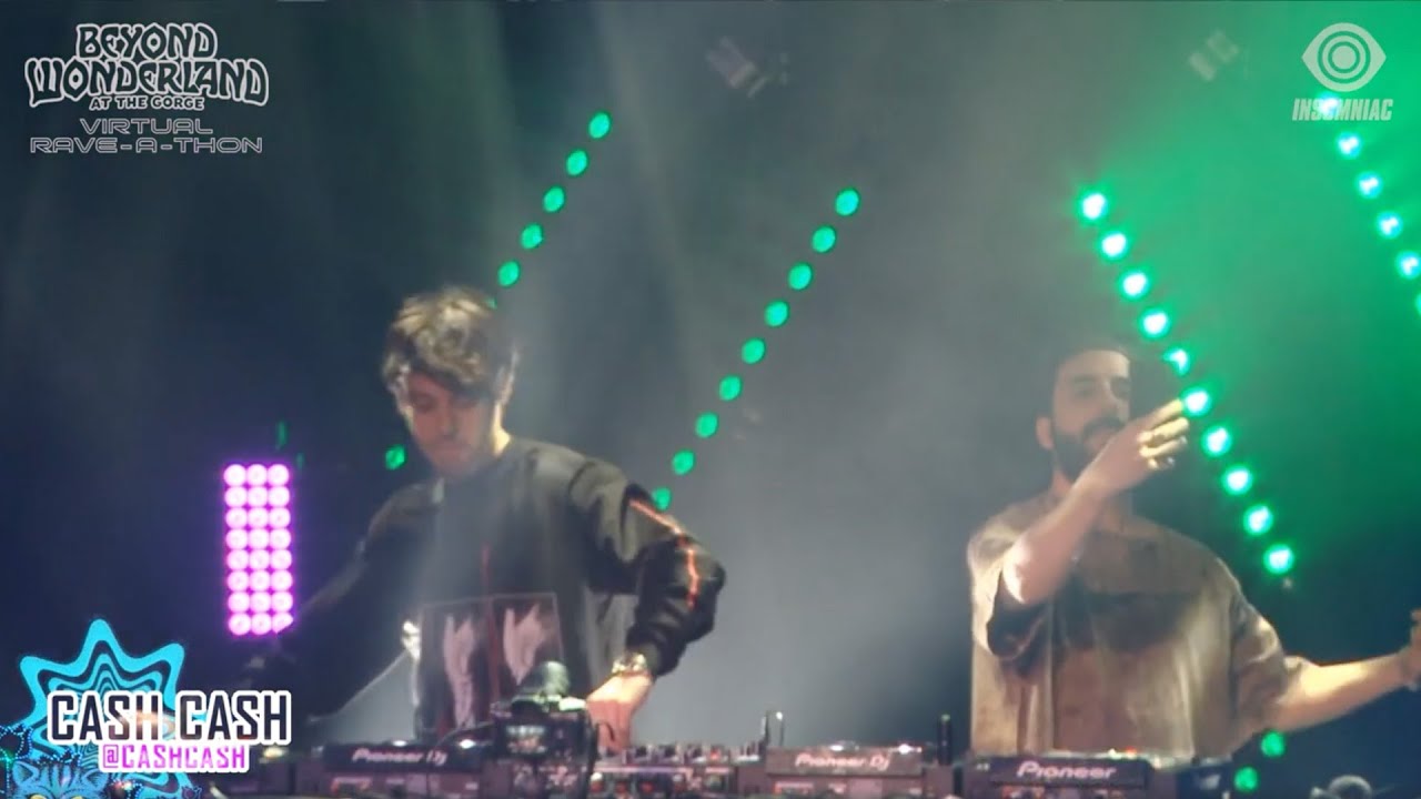 Cash Cash for Beyond Wonderland at the Gorge Virtual Rave-A-Thon (June ...