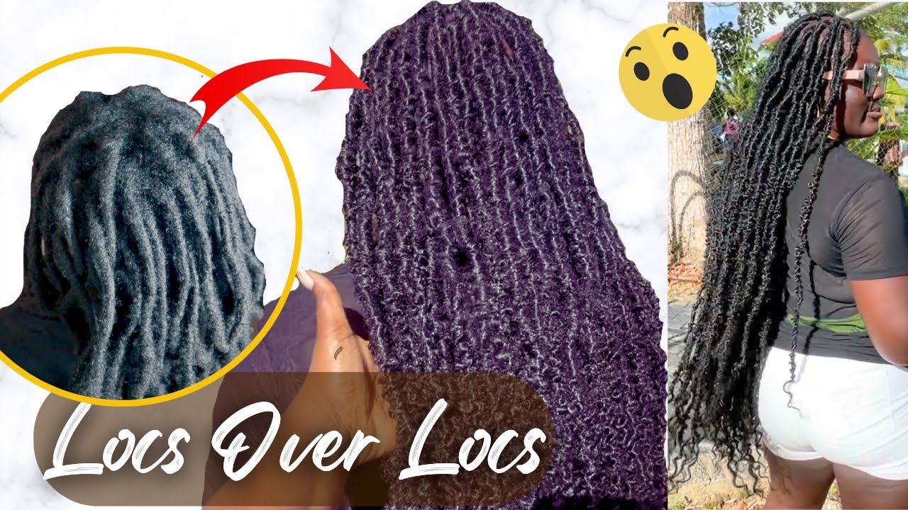 Faux Locs Over Natural Locs | Beginner Friendly Tutorial | Extended ...
