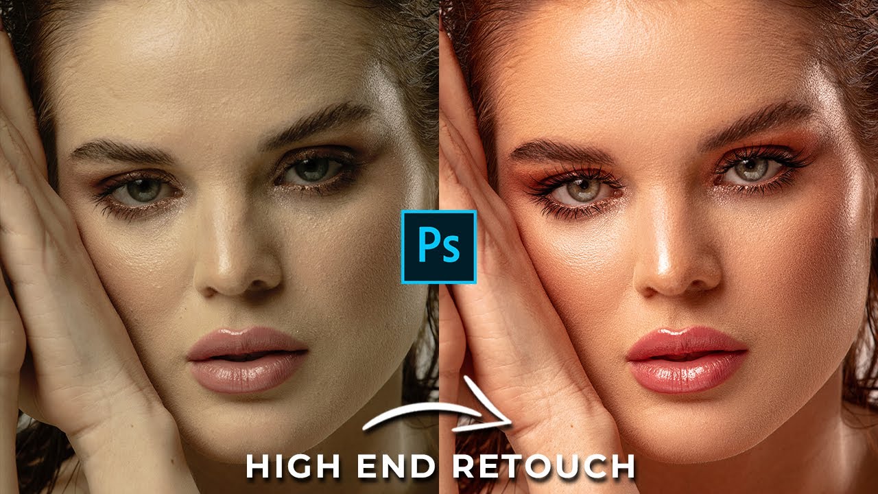 High End Professional Retouch - Beauty Retouch ( Photoshop ) - YouTube