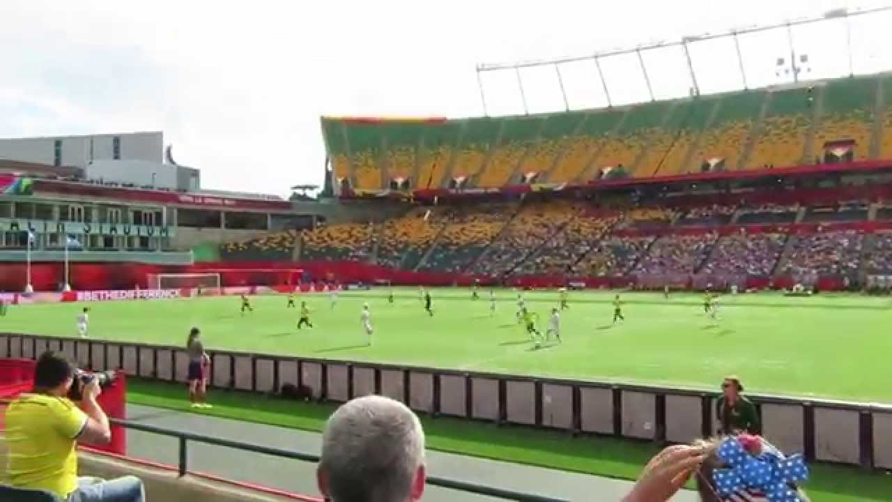 bench...watch their faces / WWC 15 USWNT vs Colombia - YouTube