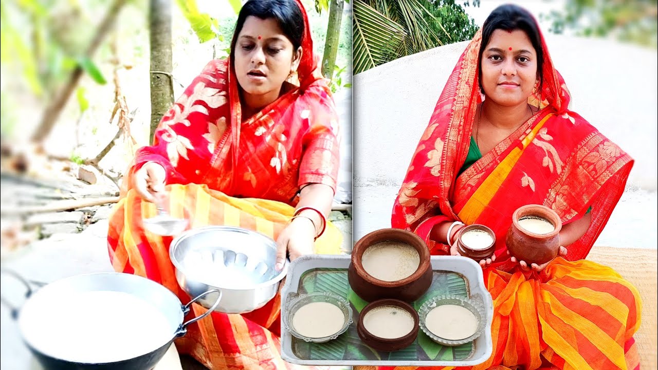 নবদ্বীপের লাল মিষ্টি দই বানালাম।।How to Make Delicious Lal Misti Doi at ...