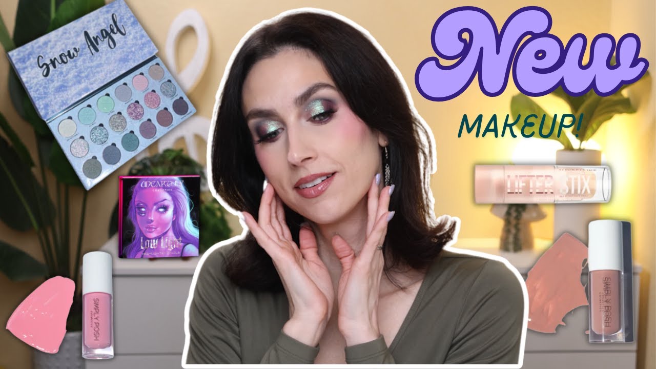 This New Makeup Is SO GOOD!! 👏🏻😍 | Simply Posh Snow Angel, Maybelline ...