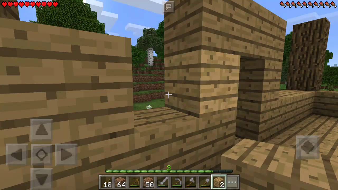 Minecraft PE Gameplay Part 2 - YouTube