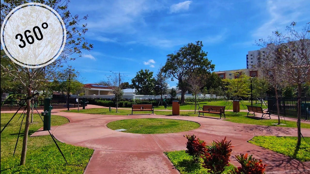 360° Fair Lawn Community Park , Walking Virtual Travel Tour , Miami ...