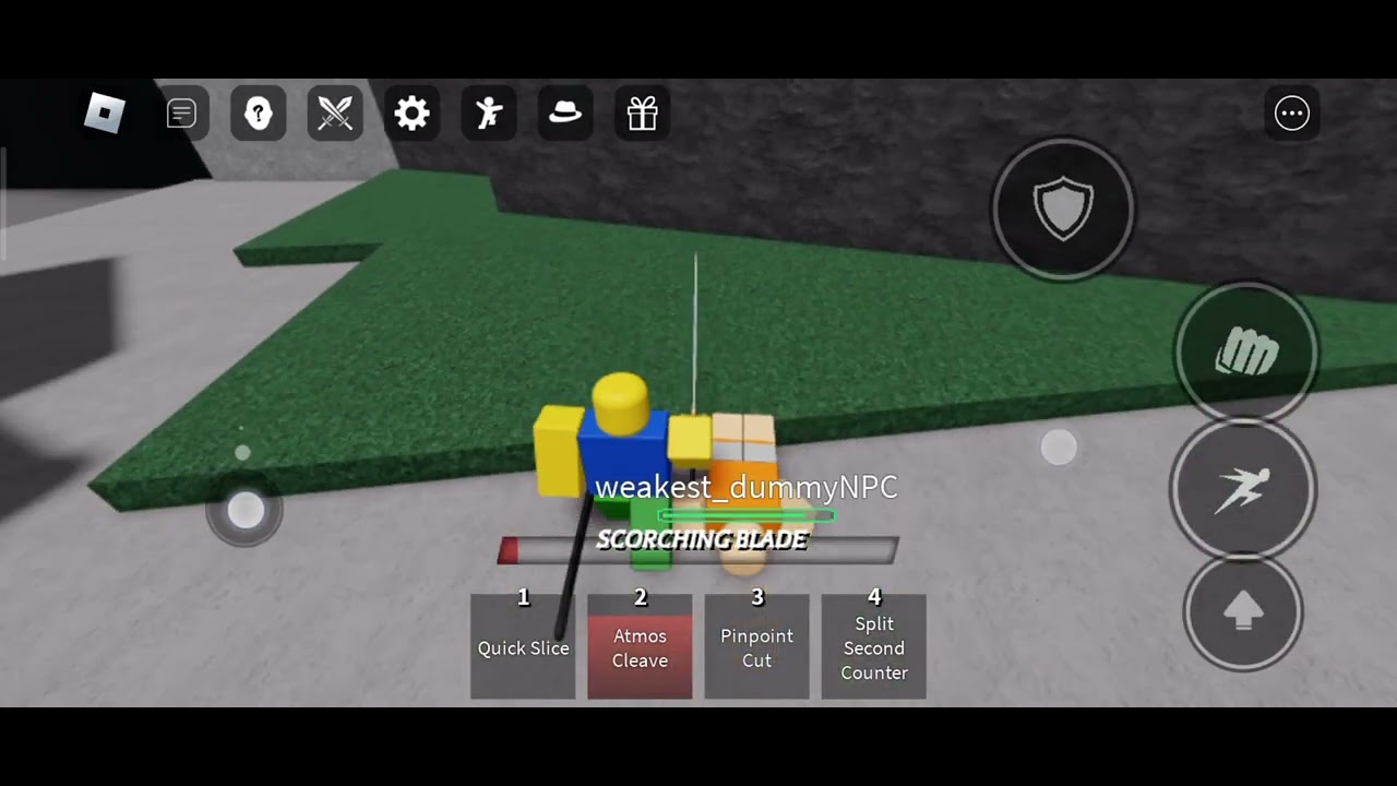 how to attack block the strongest battleground - YouTube