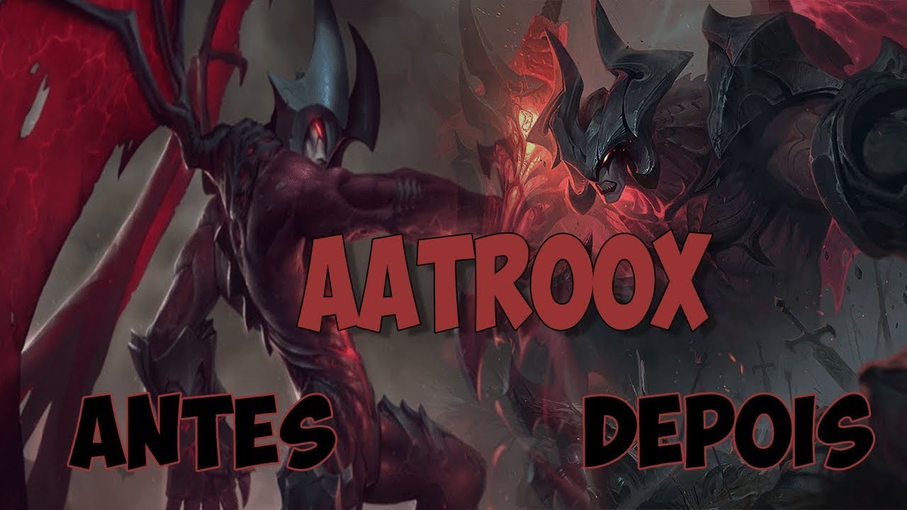 LOL - Aatrox antes e depois do REWORK - YouTube