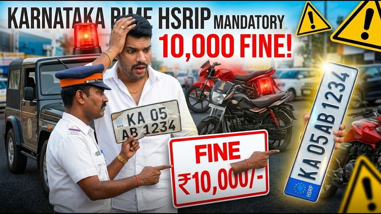 How to Apply for HSRP number plate for OLD vehicles in karnataka Full ...