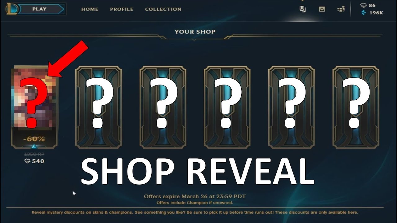 I GOT WHAT SKIN?! League of Legends Shop Reveal - YouTube