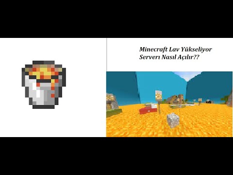 Minecraft how to create lava raising server ??Minecraft Lav Yükseliyor ...