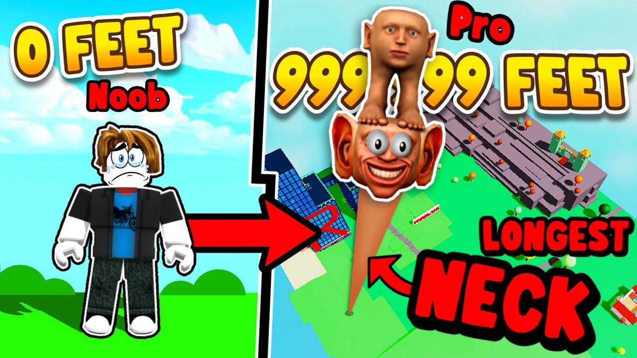 Roblox BUT every second my neck grows... 🦒 | ROBLOX EVERY SECOND YOUR ...