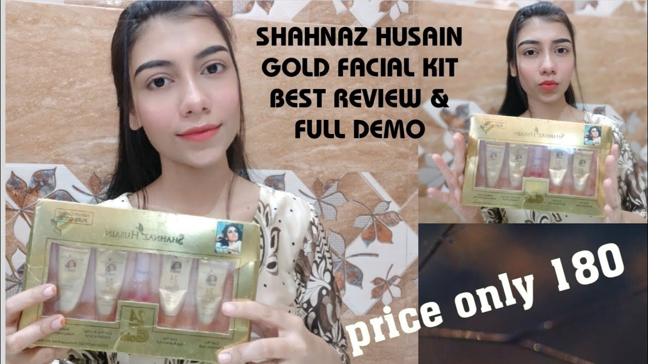 HOW TO DO FACIAL ||Shahnaz husain gold facial review & full Demo ...