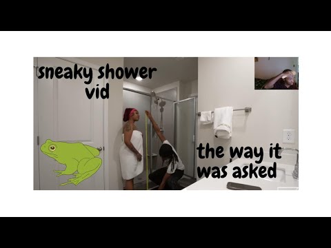 (REACTION) ANTCOOKIN SNEAK IN SHOWER (OC)!!! - YouTube