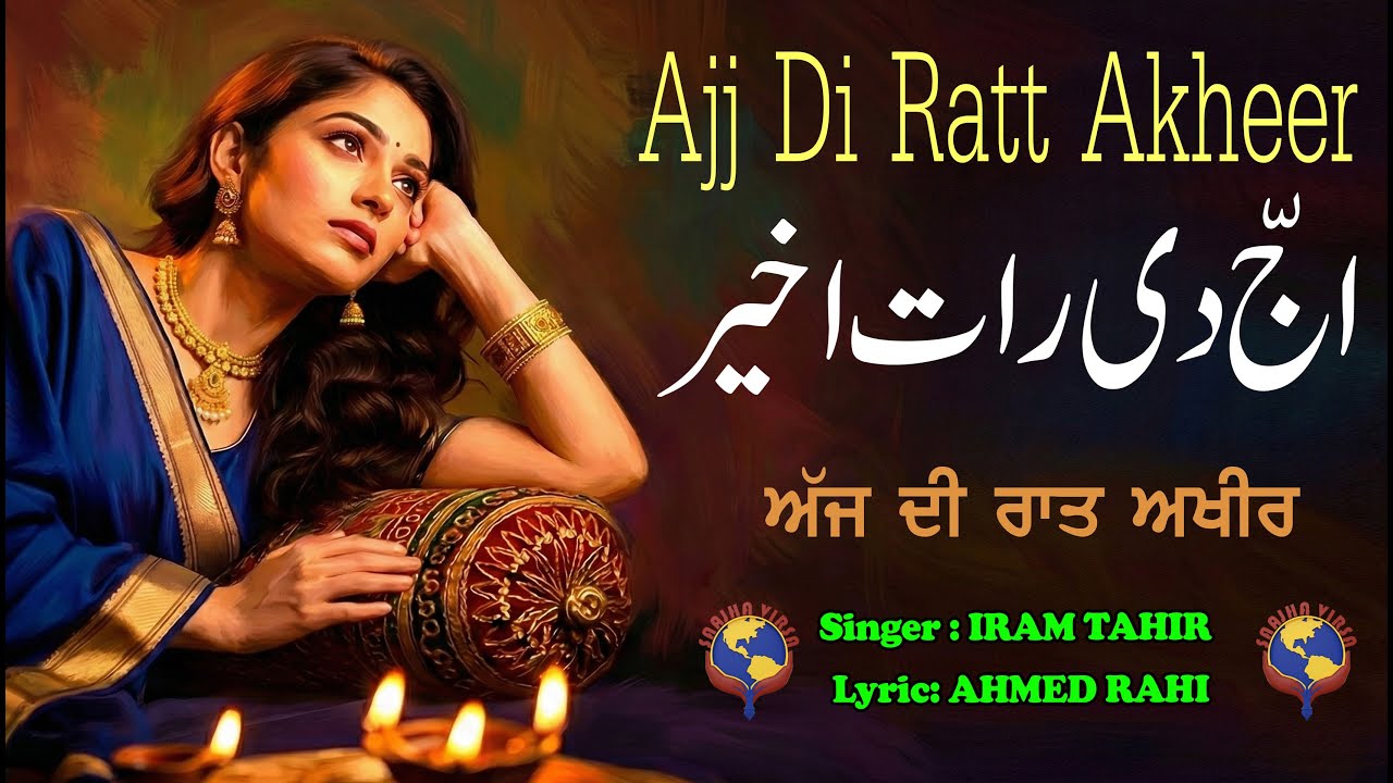 AJJ DI RAAT AKHEER || SINGER IRAM TAHIR || LYRIC AHMED RAHI || SANJHA ...