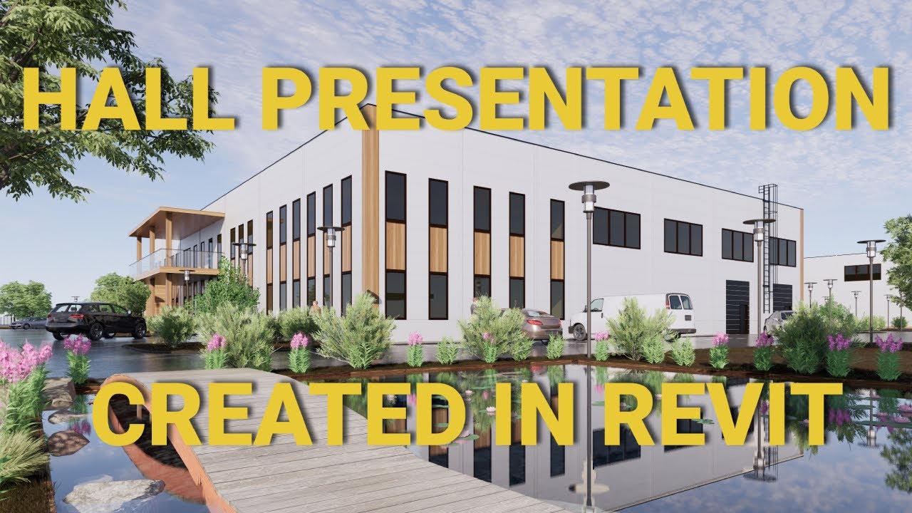 Hall Presentation created in Revit and Enscape - YouTube