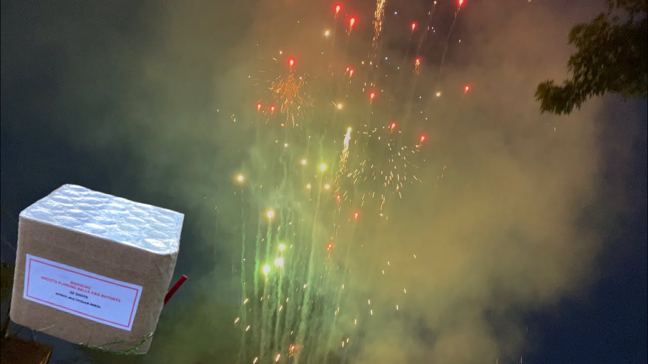 Brown Wrapped Starmine 25s Firework - YouTube