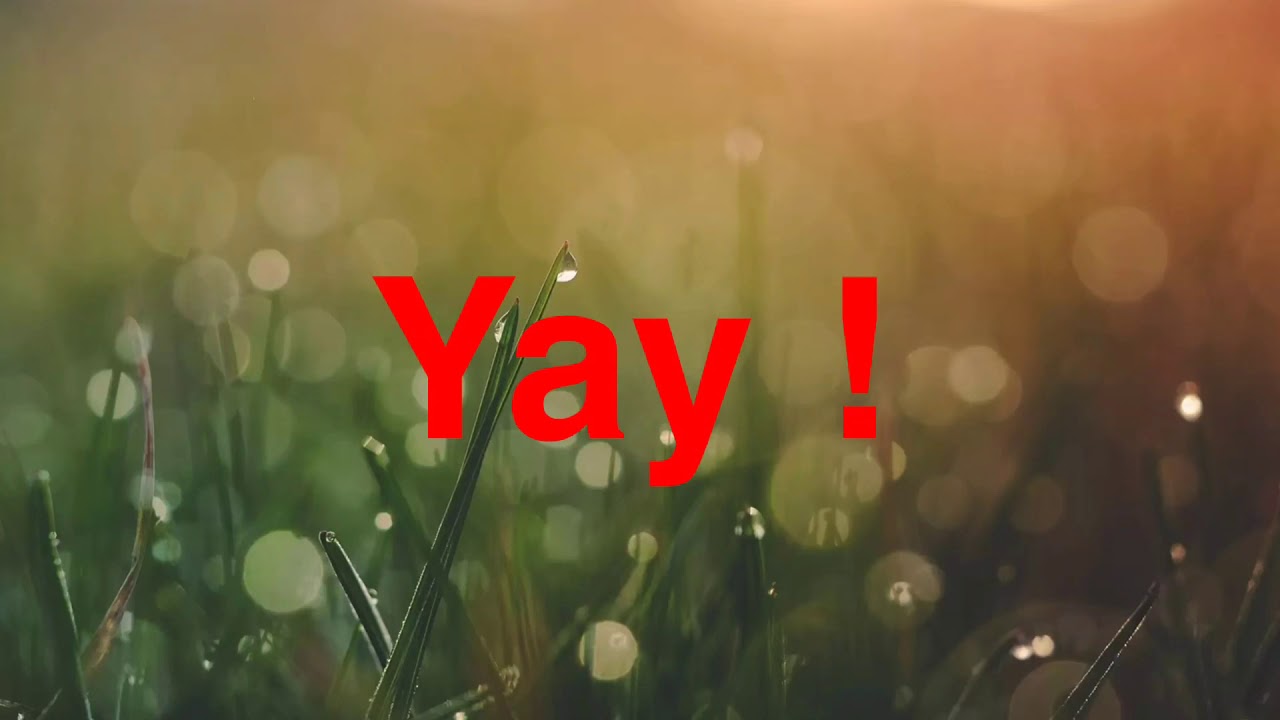 Children’s yay sound effect - YouTube