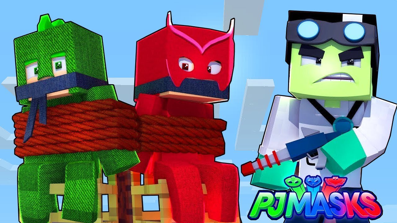 ROMEO PİJAMASKELİLER BAYKUŞ KIZI MAĞARAYA KAPATTI 3. BÖLÜM - Minecraft ...